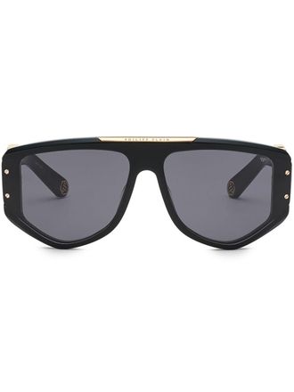 Philipp Plein Eyewear lunettes de vue à monture rectangulaire - Noir