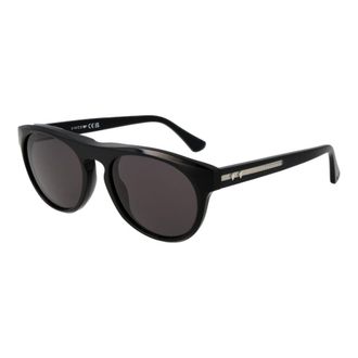 Web Schwarze Acetat-Sonnenbrille
