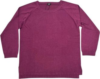 Marella Femme, Pulls, Violet, Taille: 44 FR Maille &agrave; Manches Longues et Col Rond