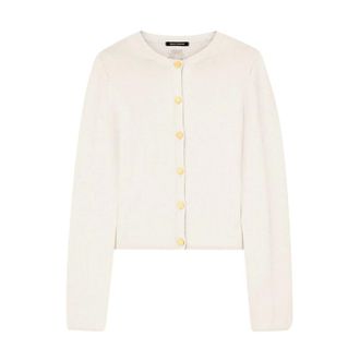 A|X Armani Exchange Cardigan - Femme - Pulls - Beige - Taille: 38 FR