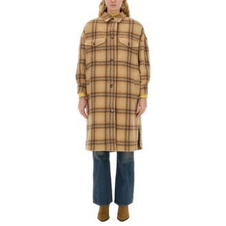 Isabel Marant Einreiher-M&auml;ntel - - Coats - Damen - Beige - XS