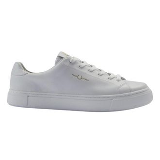Fred Perry Klassisches Logo Sneaker für Herren, Leder (Weiß)