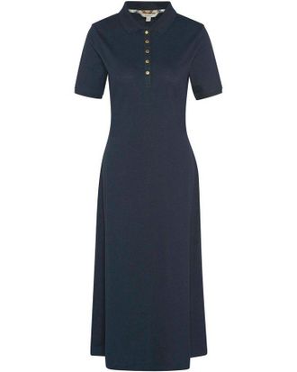 Barbour Midikleid Polokleid Celeste