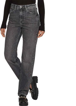 Tommy Hilfiger Damen Jeans New Classic Straight High Waist, Schwarz (Noa), 24W / 28L