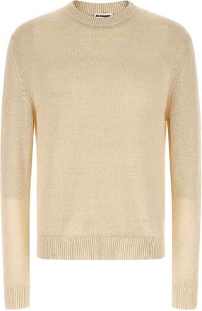 Jil Sander Pull Col Rond - Beige