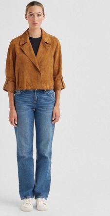 Milestone Kurzjacke MSNikki Damen Cardigan Lang &Uuml;bergangsjacke
