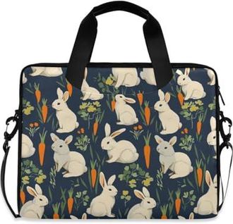 Alaza Sac pour ordinateur portable de 40,6 à 15,6 avec empreintes de pieds dessinées à la main, sac pour ordinateur portable de 40,6 cm, sac à bandoulière p