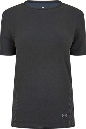 Under Armour Rush T-Shirt f&uuml;r Damen, Nahtlos (Schwarz)