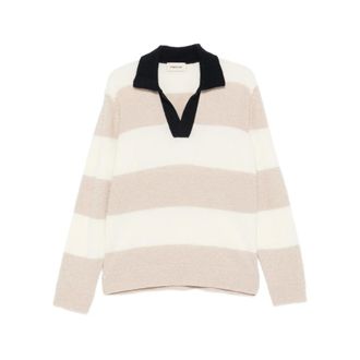 ATOMOFACTORY Atomofactory - Pull &agrave; col en V - Homme - Pulls - Beige - Taille: 2XL