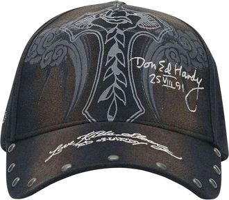 Ed Hardy Storming Rose 5 Panel Trucker Cap - - Accessories - unisex - Schwarzk - ONE SIZE