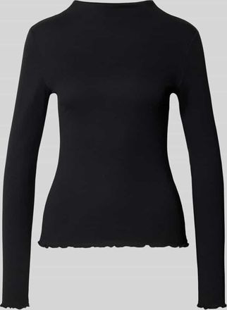 OPUS Slim Fit Langarmshirt aus Modal-Baumwoll-Mix Modell Soninchen