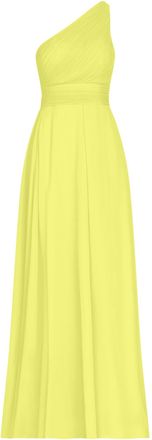 Apart Fashion Damen One-Shoulder Abendkleid, Elegantes Plissee-Kleid, Hochgeschlitztes Maxikleid, Formelles Party Outfit, Fließendes Cocktailkleid, Brautjungfernkle