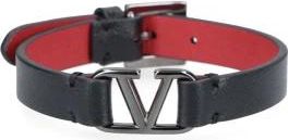 Valentino Garavani Homme, Accessoires, Noir, Taille: S/M Bracelet VLogo Signature