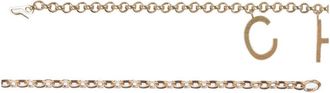 Chlo&eacute; Lettered Chain Belt - Gold