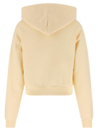 Jacquemus Womens Beige Cotton Hoodie Clothing