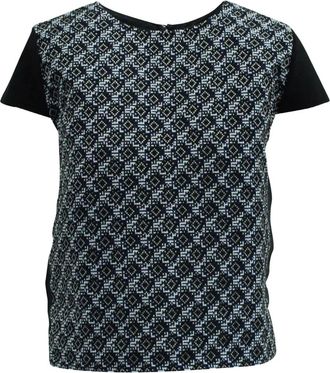 Maje Gemusterte Bluse - Schwarz