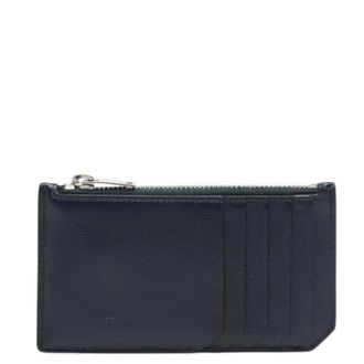 Saint Laurent Porte-cartes doccasion - Femme - Pre-owned - Bleu - Taille: ONE Size