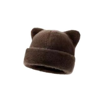 Generic Bonnets tricot&eacute;s pour hommes et femmes en hiver, All Coffee, M