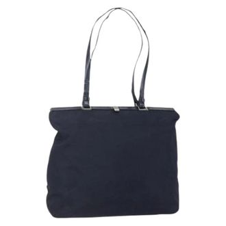 Prada Pre-owned Nylon Schultertasche - - Pre-owned - Damen - Blau - ONE SIZE