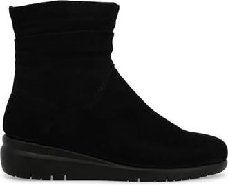Melluso Bottines femme en daim noir k55237z, Noir, 36 EU