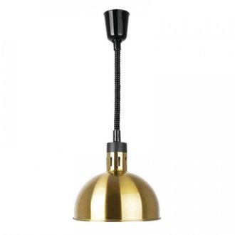Buffalo Lampe chauffante r&eacute;tractable acier finition dor&eacute;e 250 W, 220 V - MONO