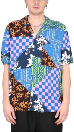 Marcelo Burlon Homme, Chemises, Multicolore, Taille: S Short Sleeve Chemises