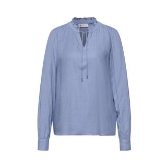 Street One Femme, Blouses et Chemises, Bleu, Taille: 40 FR Light Viscose Blouse