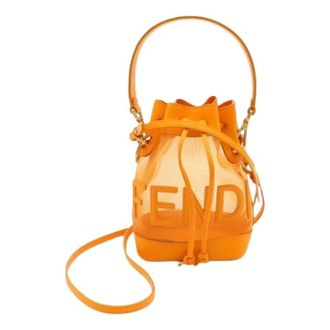 Fendi Pre-owned Mesh Bucket Bag - - Pre-owned - Damen - Orange - ONE SIZE