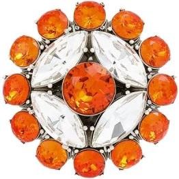 Dolce & Gabbana Kleine orange Brosche - - Accessories - unisex - Orange - ONE SIZE
