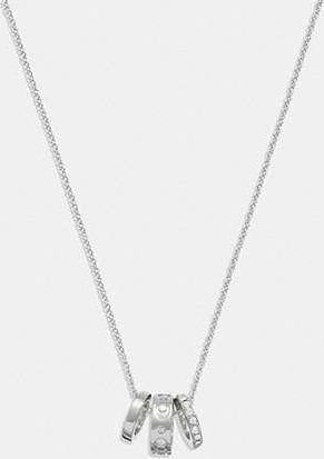 Coach Signatur-Rondell-Halskette