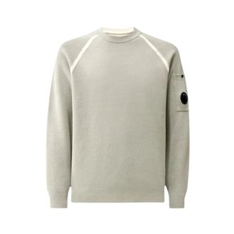 C.P. Company Rundhals-Strickpullover - - Knitwear - Herren - Grau - M