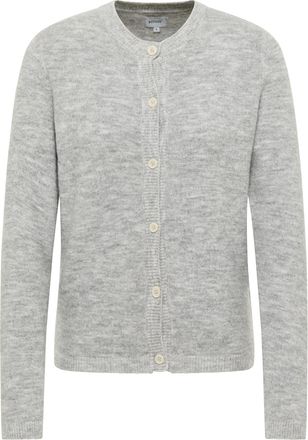 Mustang Jeans Mustang Damen Style Dorothy Strickjacke, Mid Grey M&eacute;lange 4140, M EU