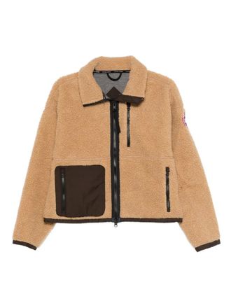 Canada Goose fleece zip-fastening jacket - Nude