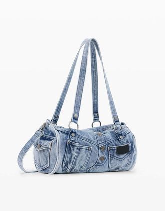 Desigual Sac en jean &agrave; poches - Bleu