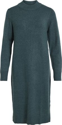 Vila Viril Crew Neck L/S Midi Dress - Noos