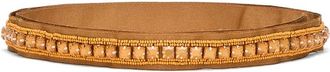 Oltre Femme, Accessoires, Jaune, Taille: L/Xl Ceinture en gros-grain avec strass