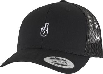 Mister Tee Cap Crossed Fingers Handsign