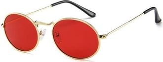 Generic Lunettes De Soleil Sport À Petite Monture En Métal For Homme Et Femme(Red)