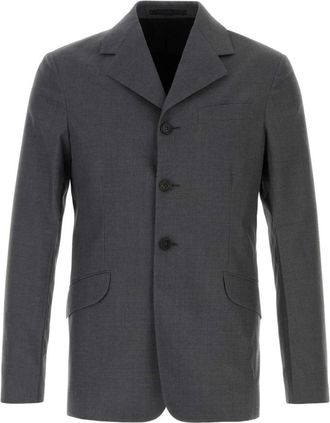 Jil Sander Homme, Costumes, Gris, Taille: XL Wool Blazer