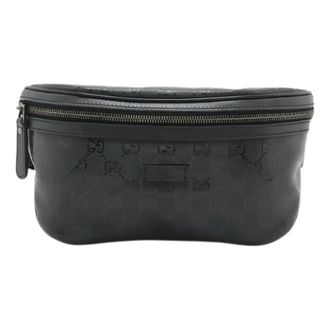 Gucci Pre-owned GG Imprime Coated Canvas Waist Bag - - Pre-owned - Damen - Schwarzk - ONE SIZE