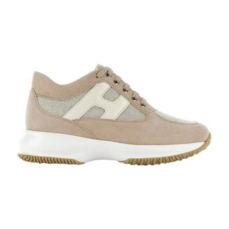 Hogan Femme, Chaussures, Beige, Taille: 40 EU Baskets Interactive