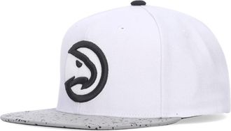 Mitchell & Ness NBA Atlanta Hawks Flache Schirmm&uuml;tze - - Accessories - unisex - Wei&szlig; - ONE SIZE