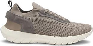 BOSS Hommes Motion Slon Baskets Motion avec Tige en Maille et Finitions en Cuir