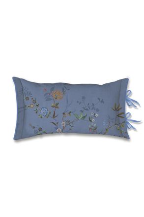 Pip Studio Bustani Quilted Cushion Zierkissen - 45 x 70 cm cm - Baumwolle - Blau