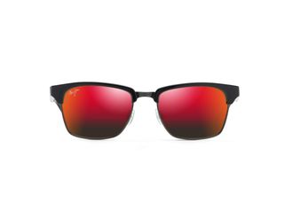 Maui Jim KAWIKA hawaii lava kawika black Sunglasses Unisex Standard, Standard, Unica