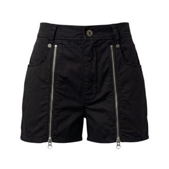 Mr & Mrs Italy Einfarbige Shorts - - Shorts - Damen - Schwarzk - XS
