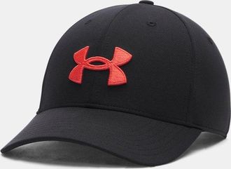 Under Armour Blitzing Low Verstellbare Kappe f&uuml;r Herren Schwarz / Venom Rot EINHEITSGR&Ouml;SSE