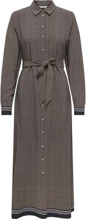 Only Onlveda Border L/S Long Dress WVN