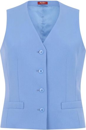 Max Mara Femme, Vestes, Bleu, Taille: 34 FR Madia Gilet
