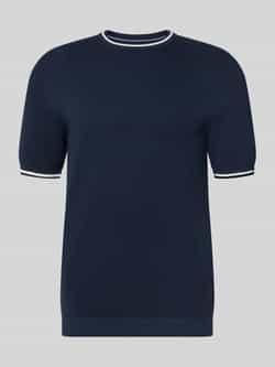 Christian Berg Regular Fit T-Shirt in Strick-Optik